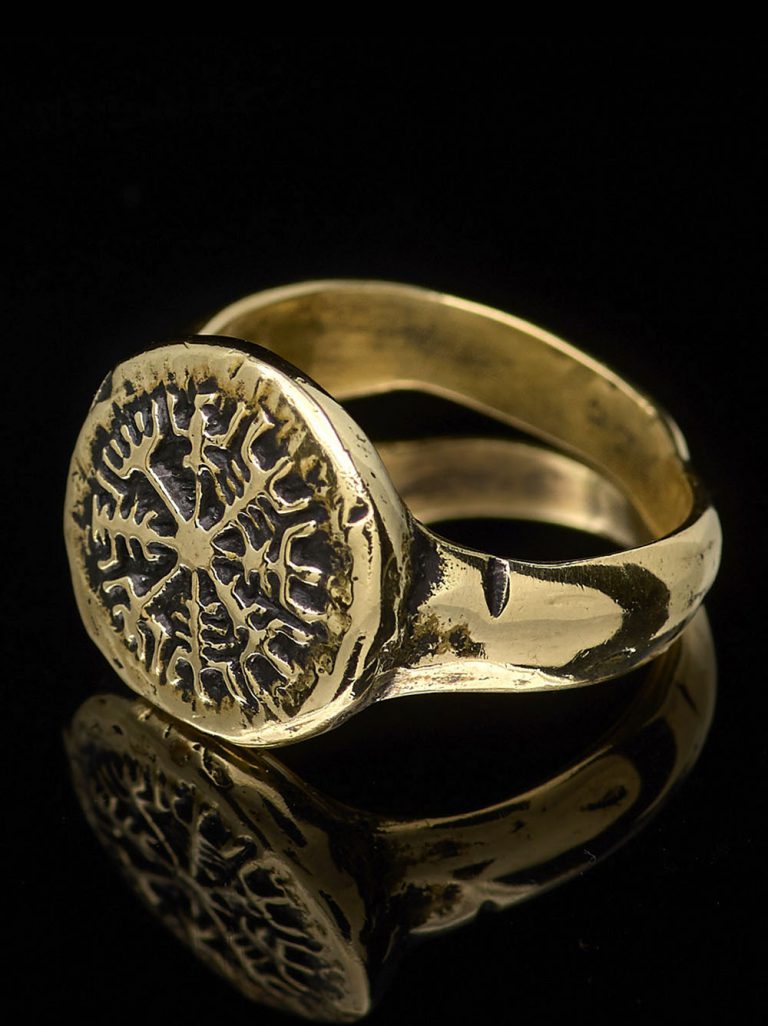 Vegvisir Ring :: Viking Compass :: Viking Ring - CHStudio