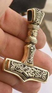 THOR'S HAMMER : MJOLNIR Handmade - Pendant - CHStudio
