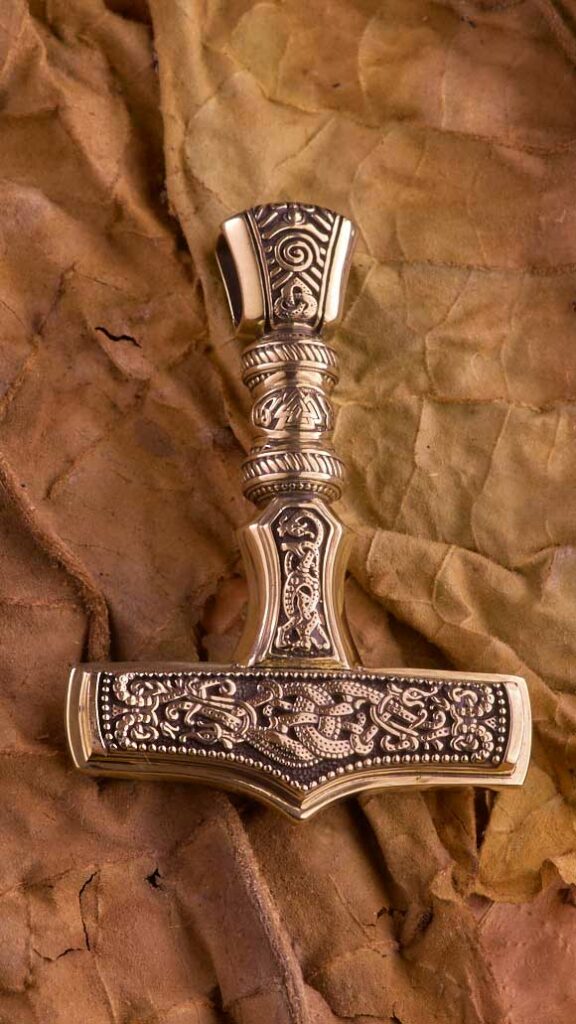 THOR'S HAMMER : MJOLNIR Handmade - Pendant - CHStudio